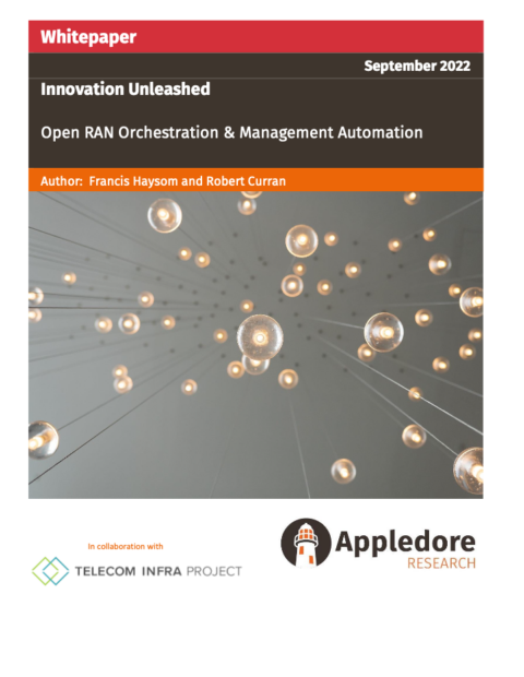 Open RAN Orchestration & Management Automation - Telecom Infra Project Open RAN Orchestration & Management Automation - Telecom Infra Project